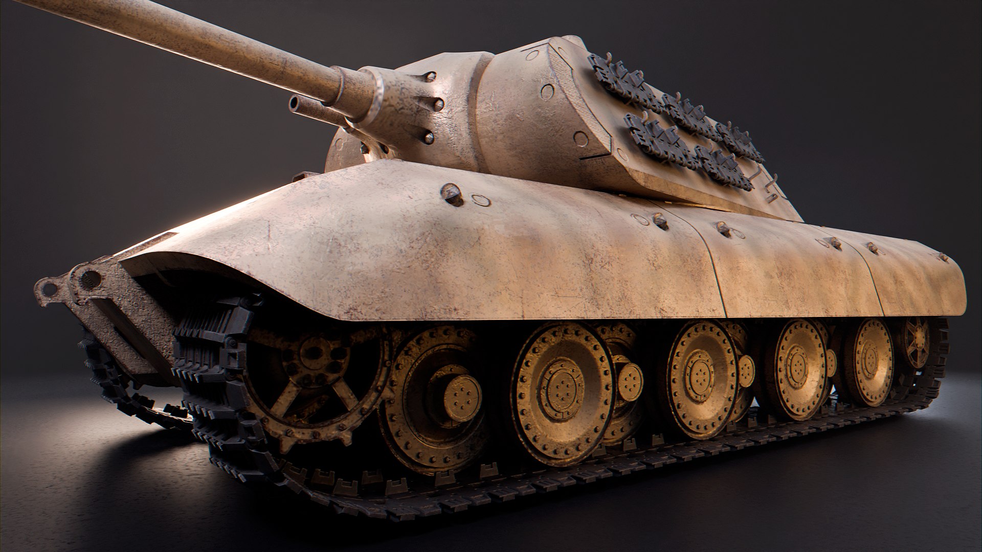 3D Panzer E100 - WW2 German Heavy Tank - TurboSquid 2222792