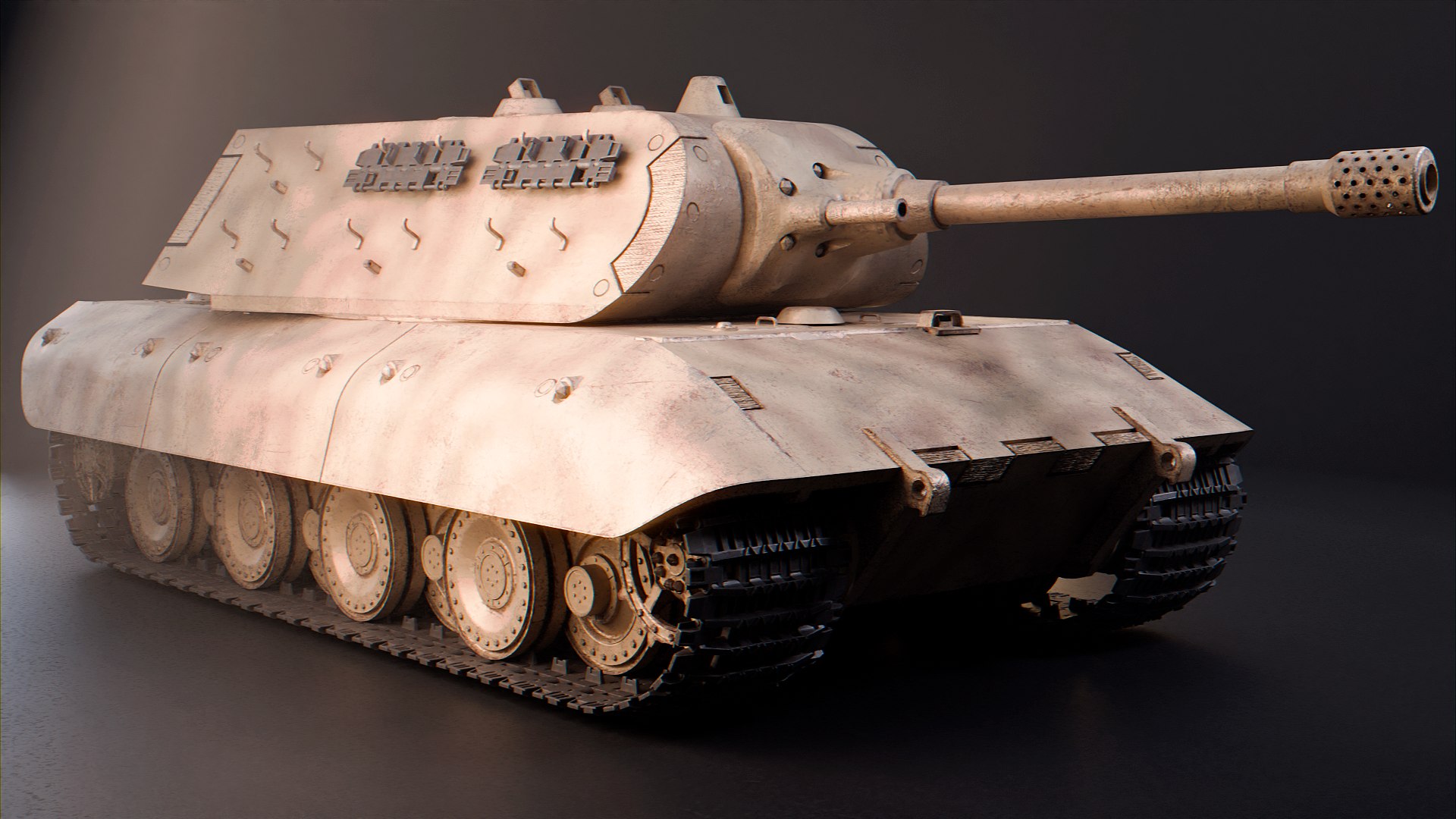 3D Panzer E100 - WW2 German Heavy Tank - TurboSquid 2222792