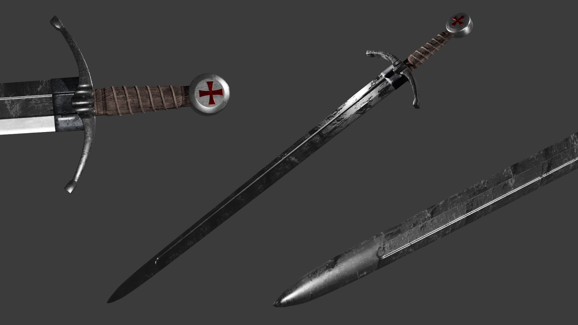 3D Model Sword Game Ready - TurboSquid 2255129