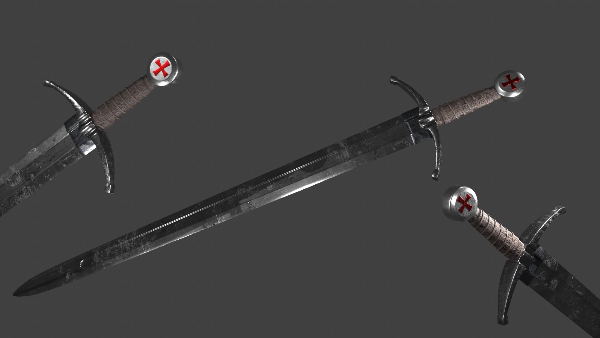 3D Model Sword Game Ready - TurboSquid 2255129