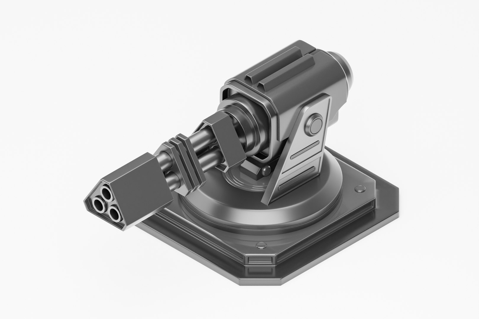 Scifi Turret 3d Model Turbosquid 2238199