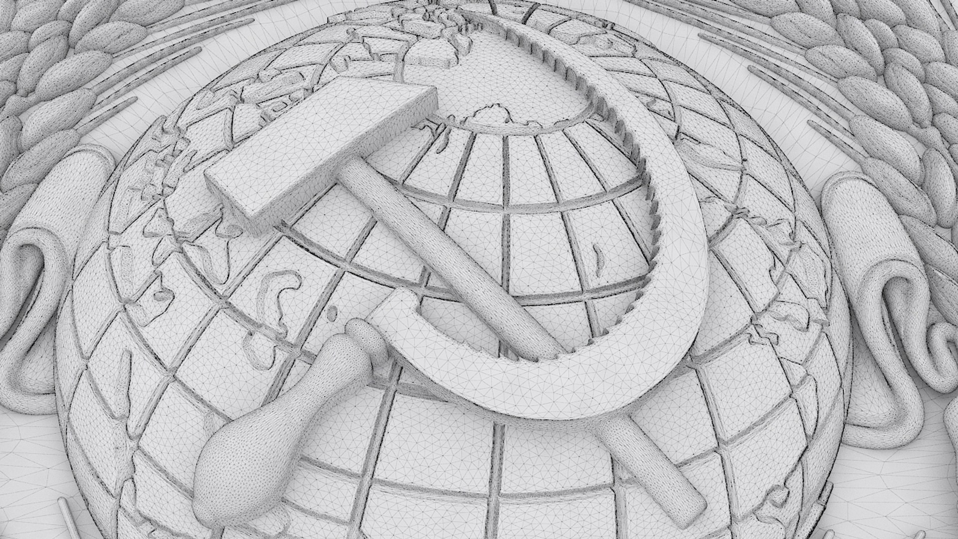 3D Ussr Arms Globe - TurboSquid 1463999