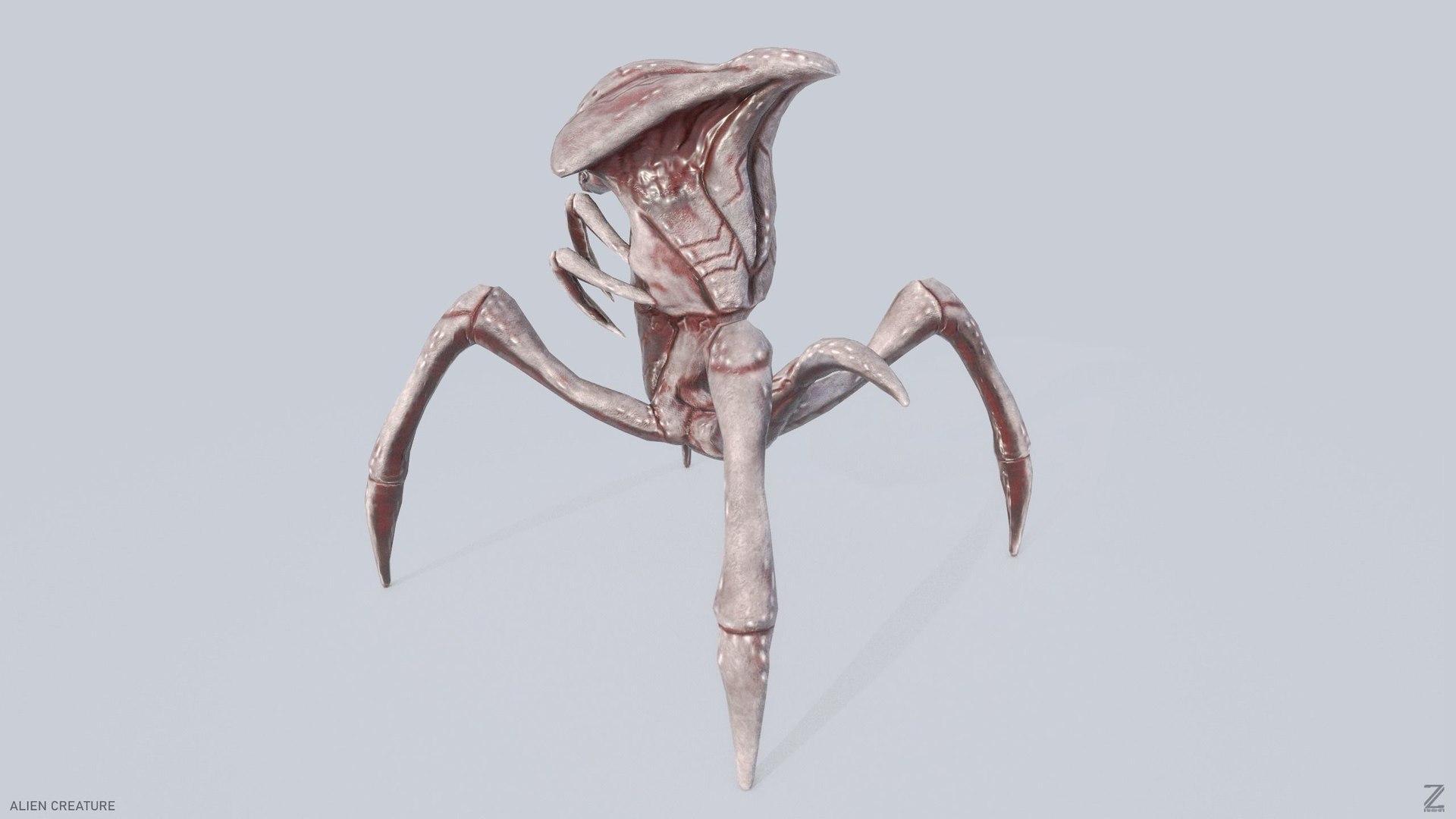 3D Alien Creature - TurboSquid 2297540