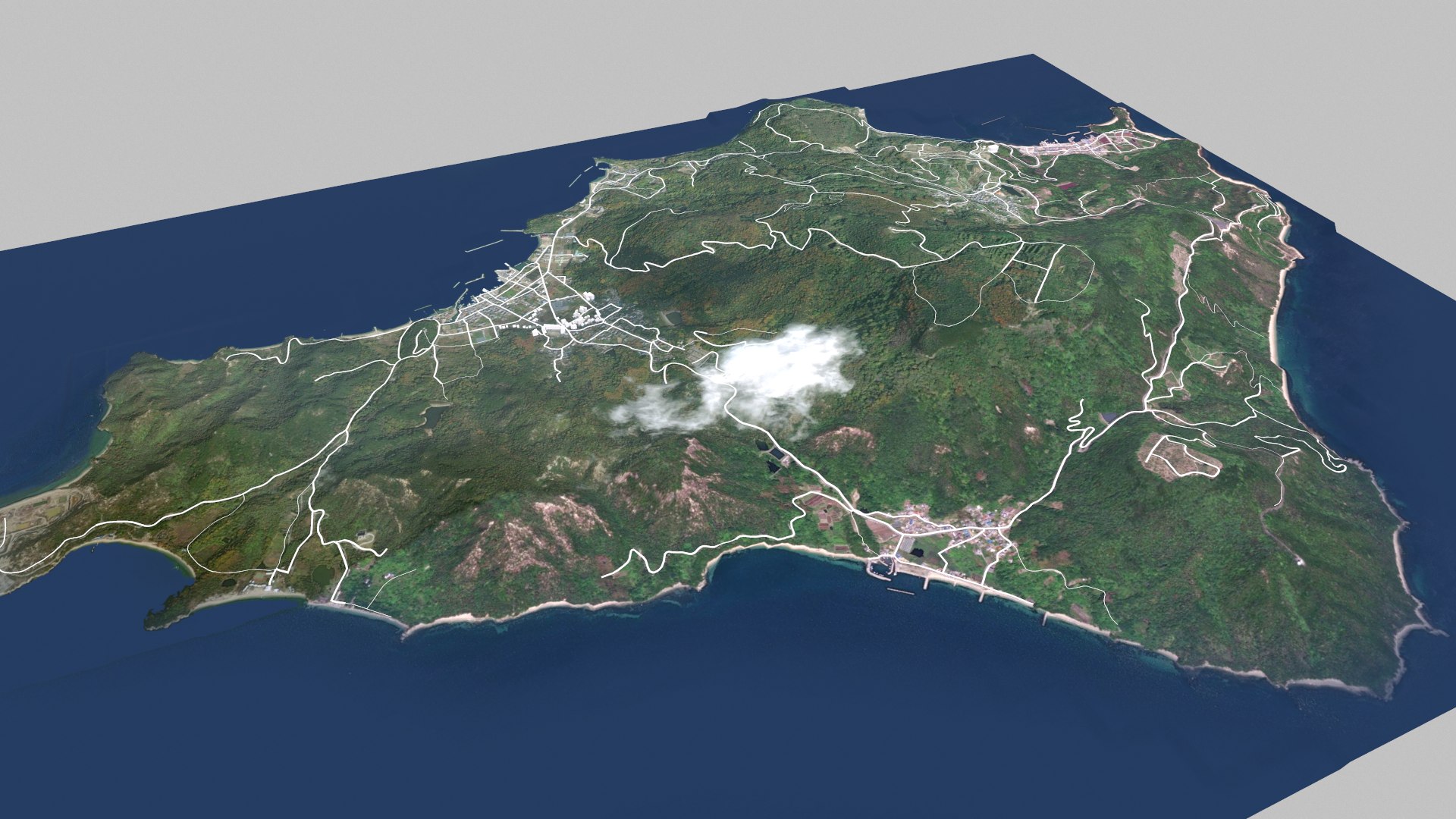 3D Model Teshima Island Japan - TurboSquid 2142876