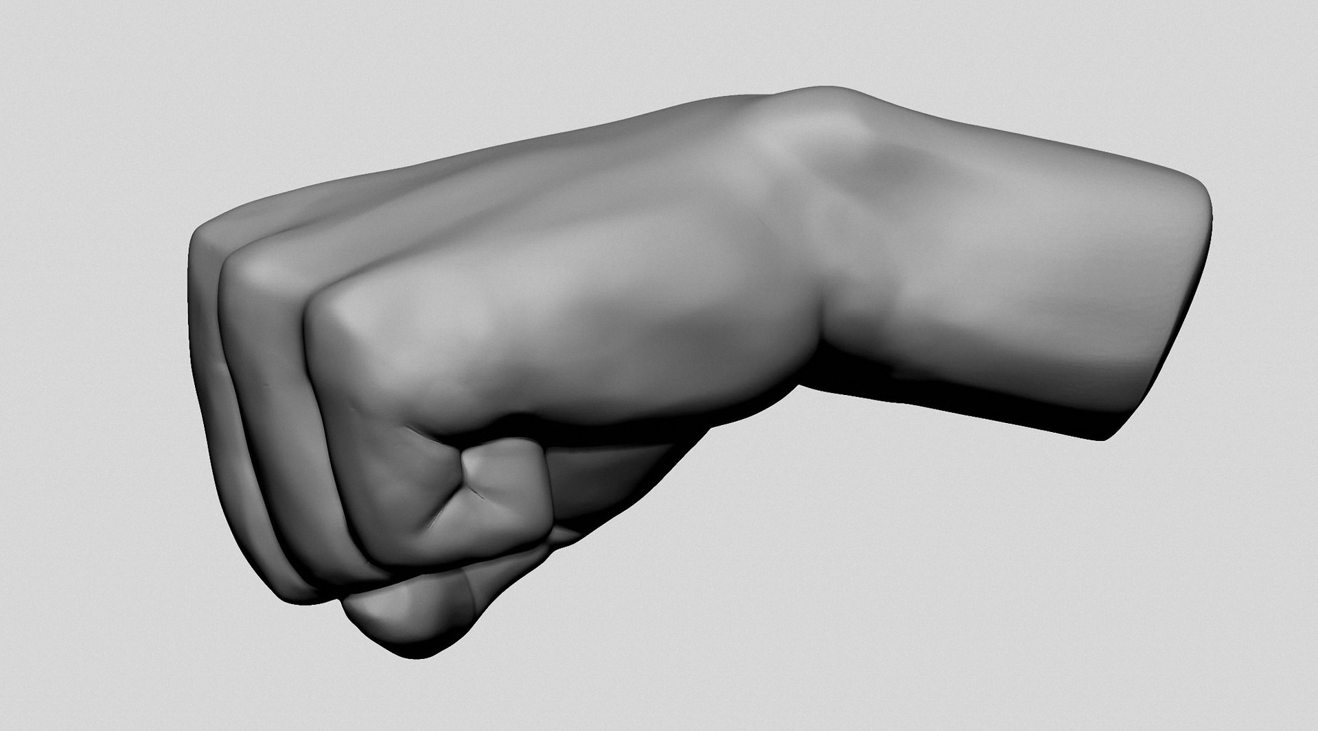 3D Fist Ztl Zbrush Model - TurboSquid 1410235