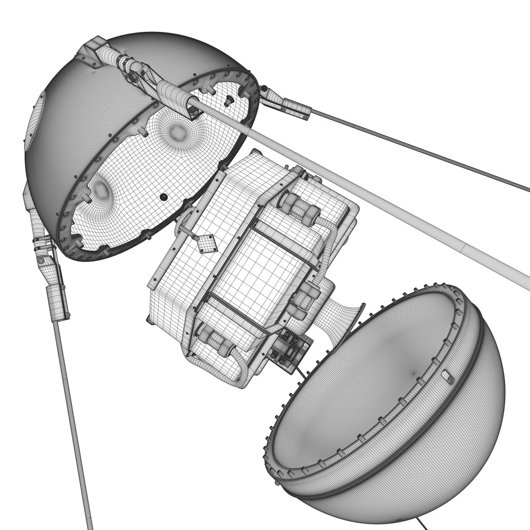 3D Sputnik 1 Satellite - TurboSquid 2281698