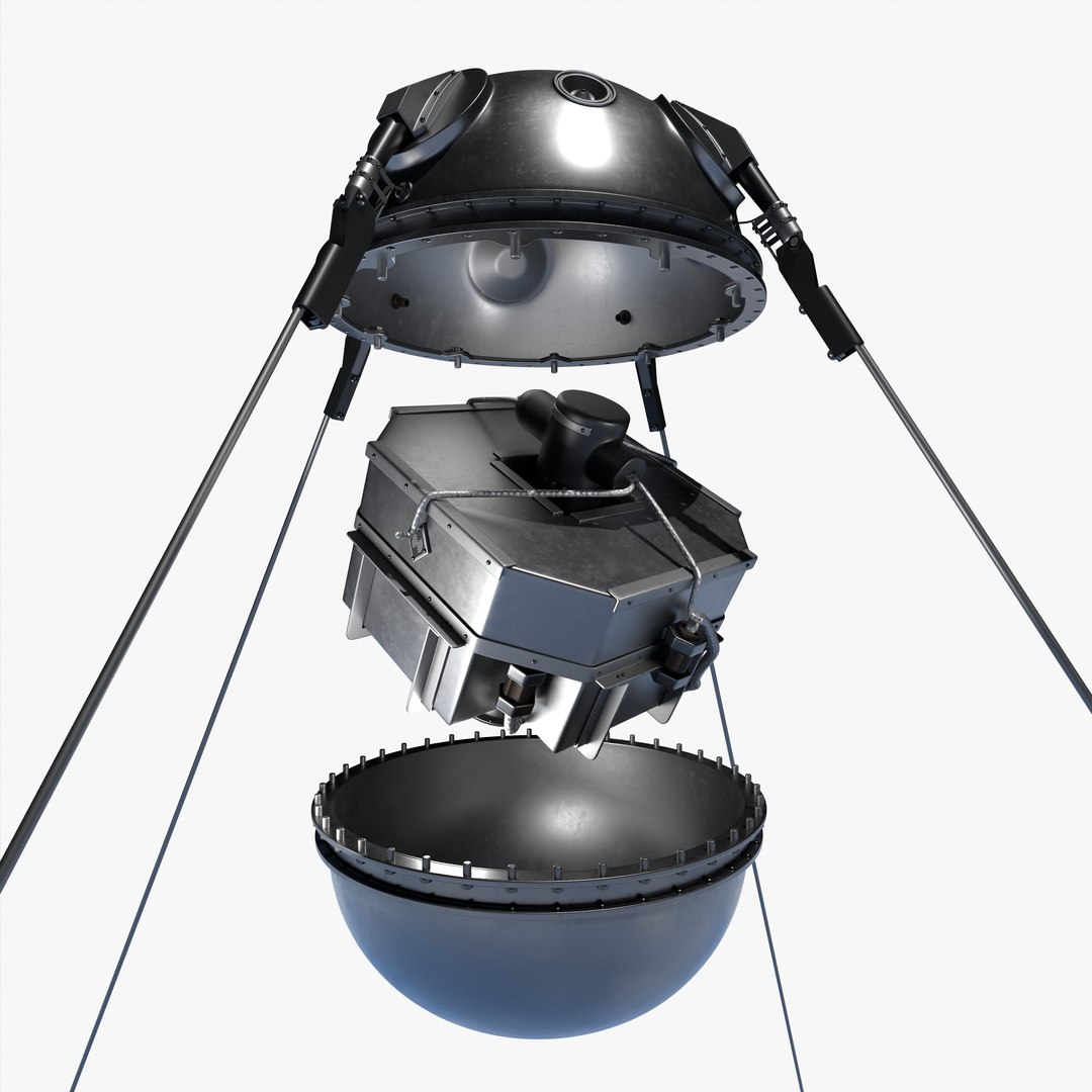 3D Sputnik 1 Satellite - TurboSquid 2281698