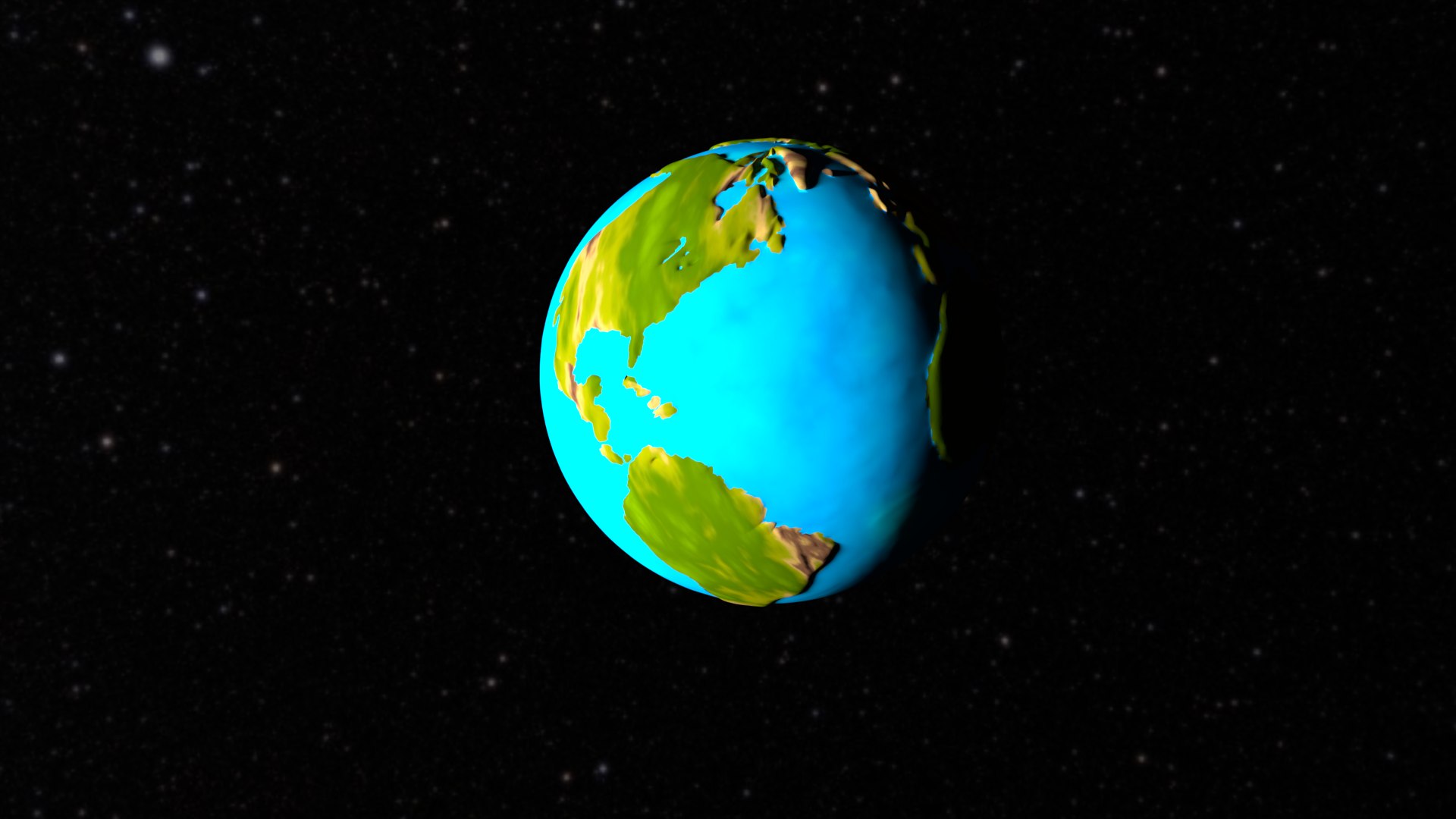 3D Model Earth Planet Cartoon - TurboSquid 1834943