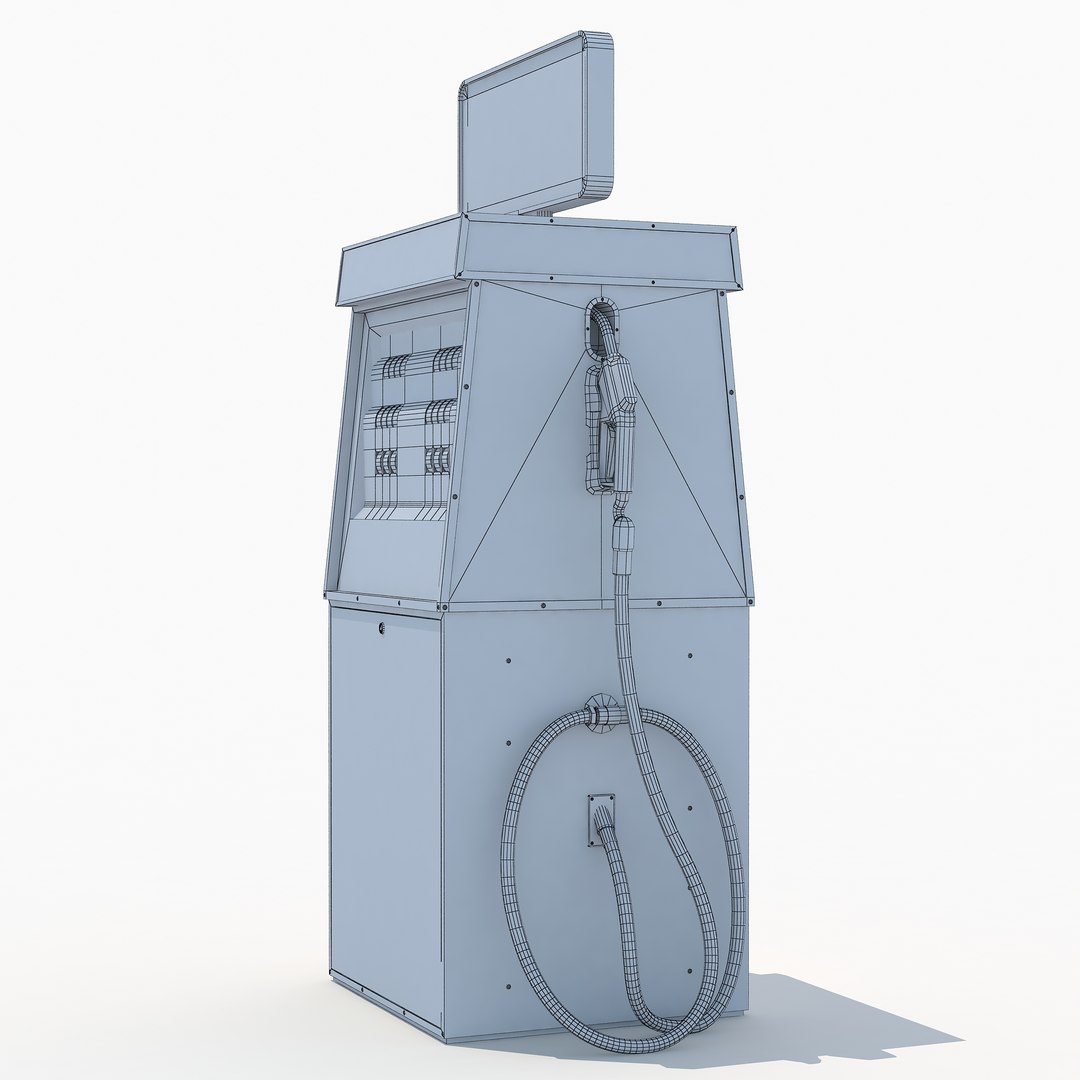 3d Model Of Standard Fuel Dispenser