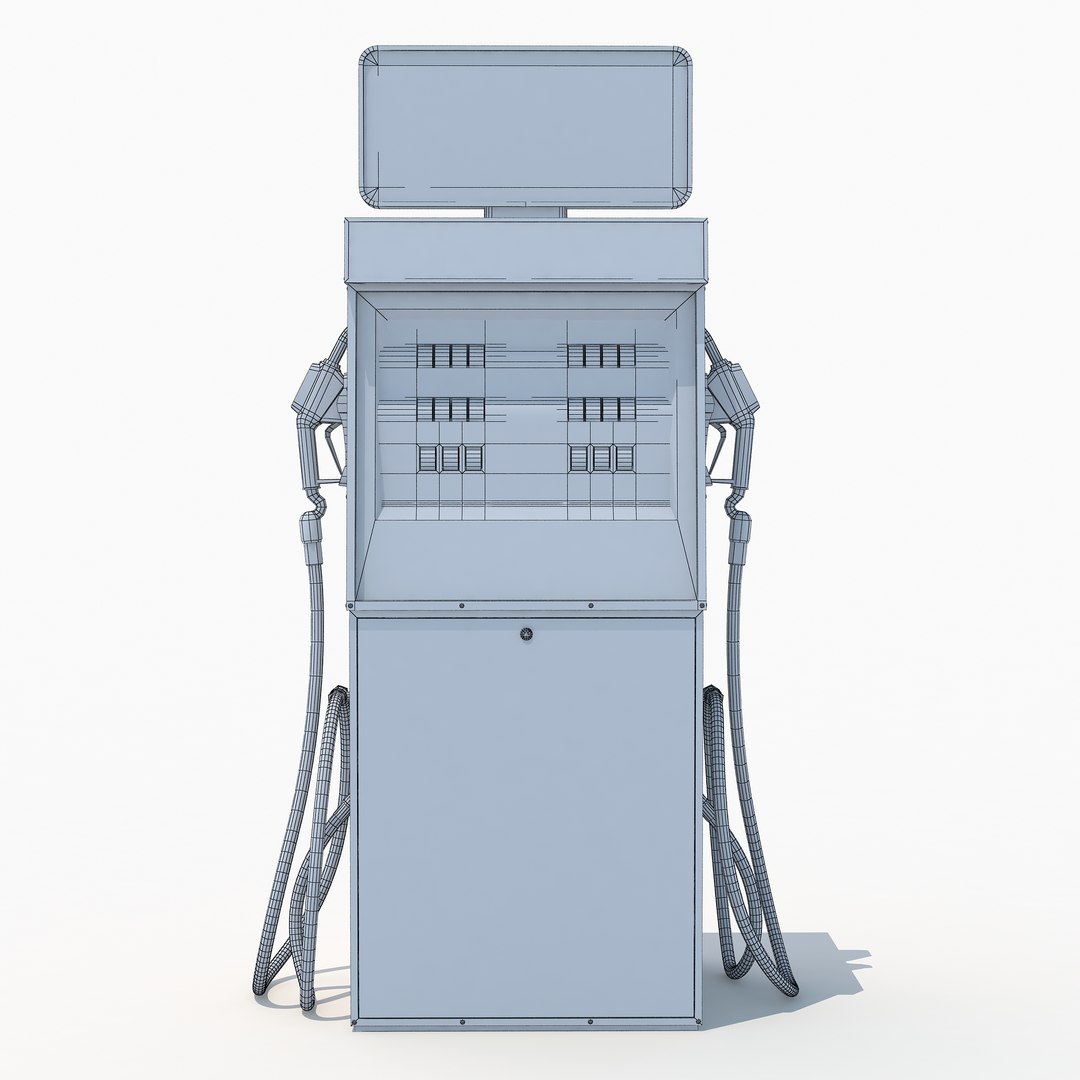 3d Model Of Standard Fuel Dispenser