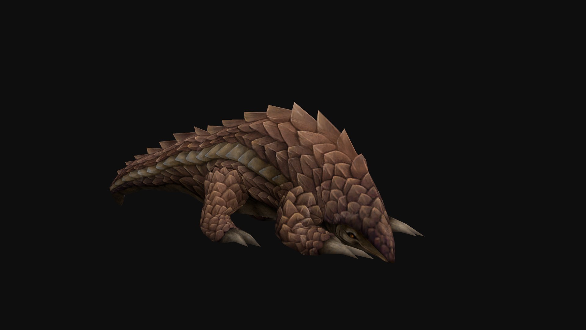 Pangolin Model - TurboSquid 2190661