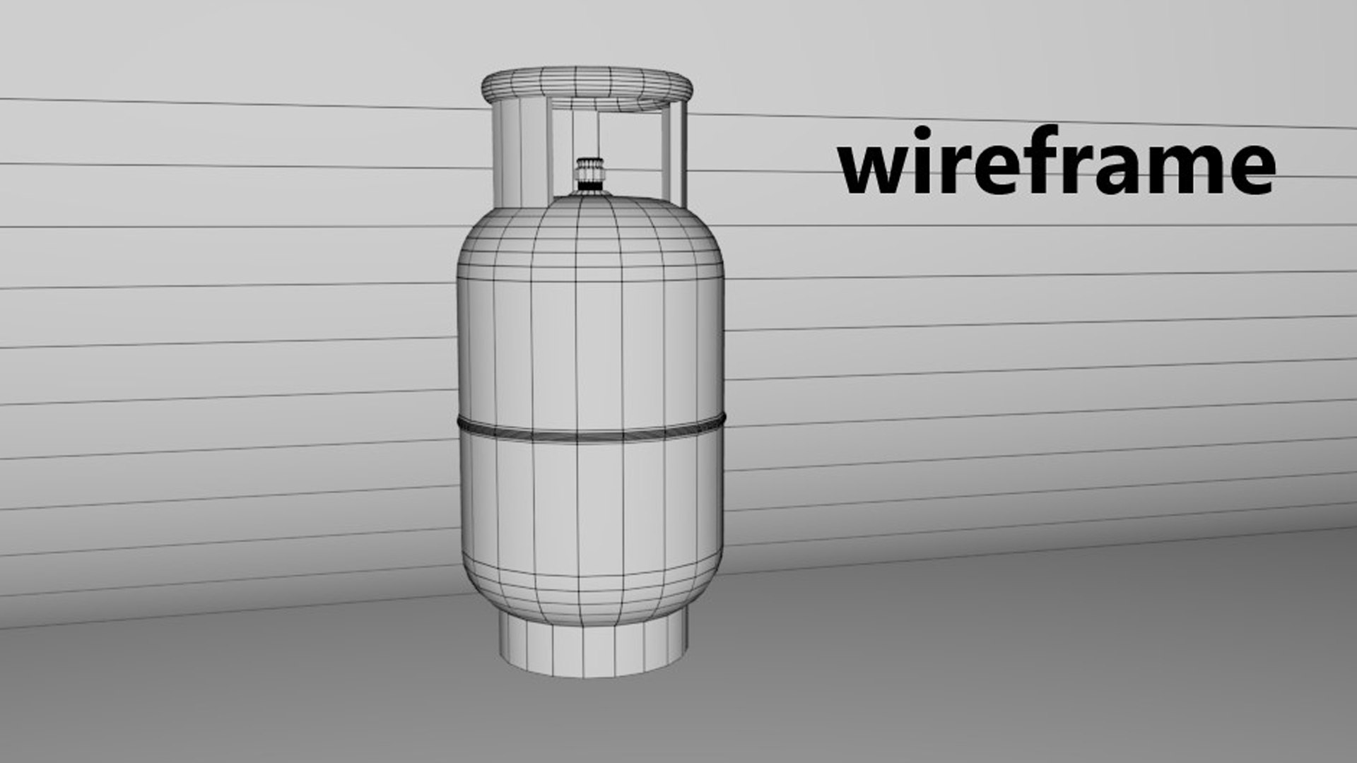 3D Gas cylinder - TurboSquid 1780903