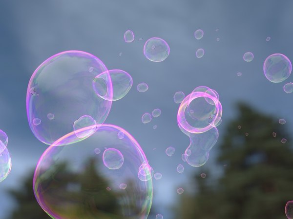 max pflow bursting soap bubble