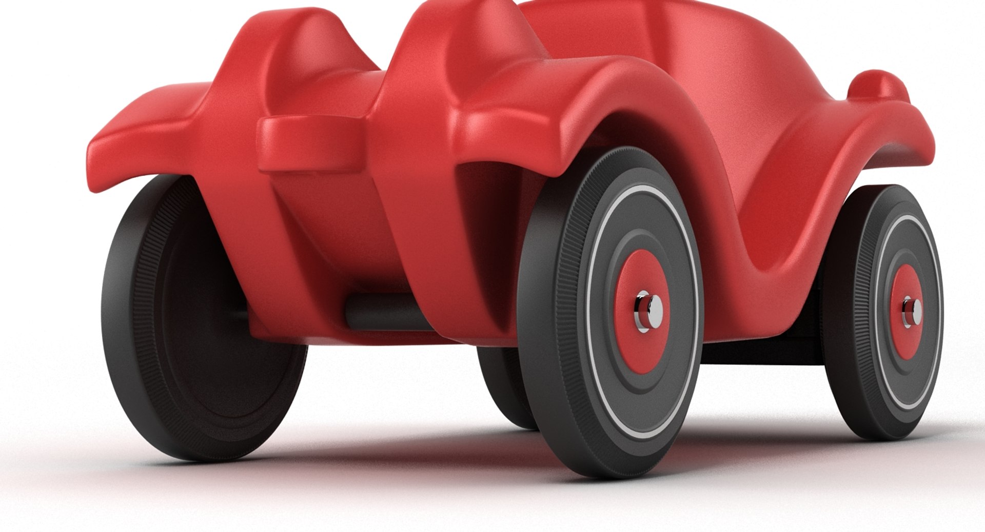3d Model Of Generic Bobby Car Wheels