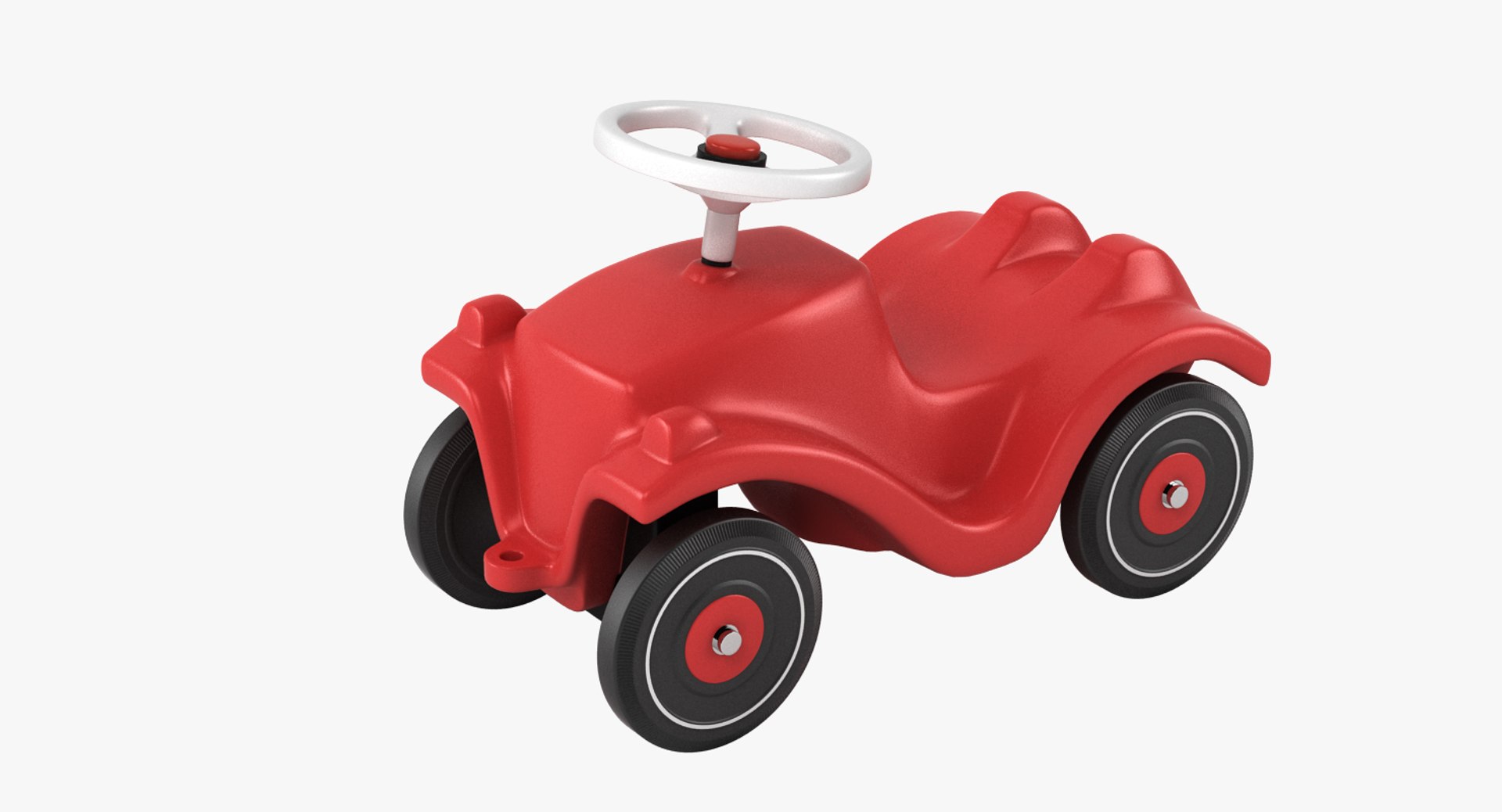 3d Model Of Generic Bobby Car Wheels