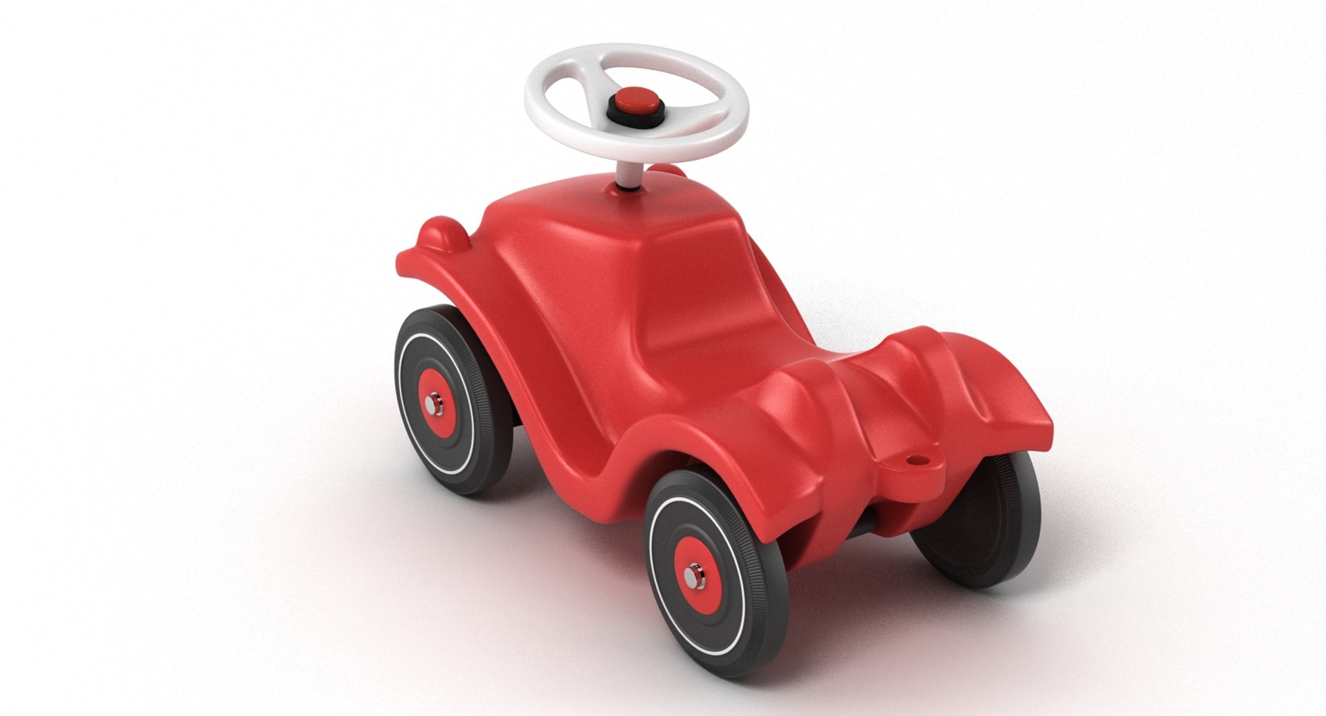 3d Model Of Generic Bobby Car Wheels