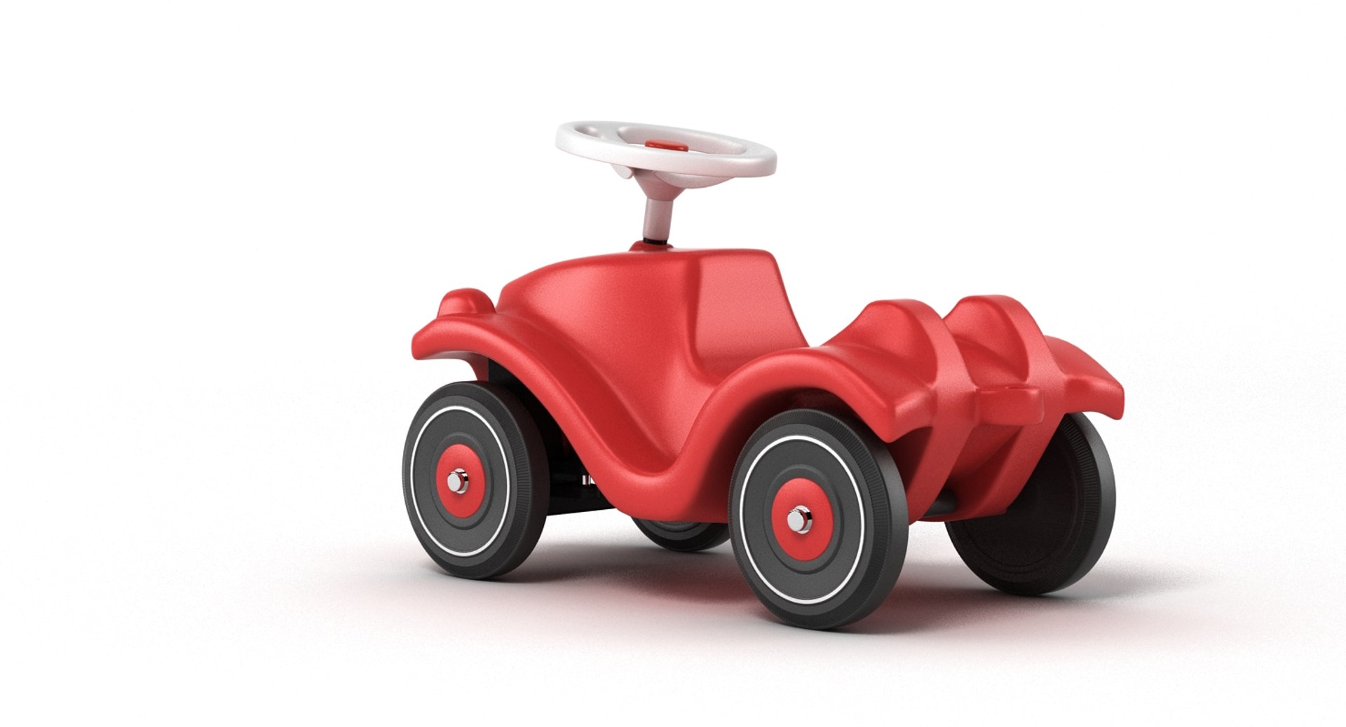 3d Model Of Generic Bobby Car Wheels