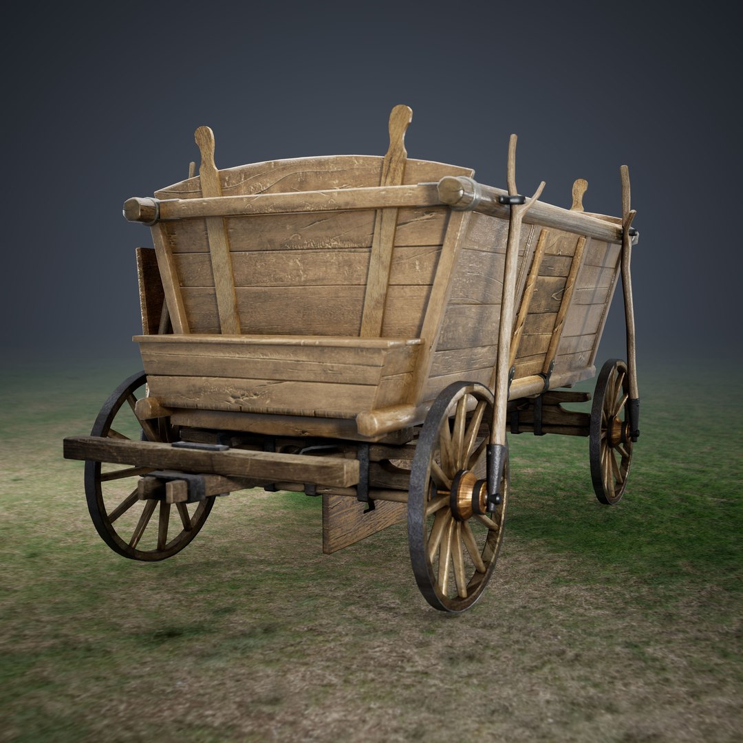 3D Model Old War Wagon - TurboSquid 2312103