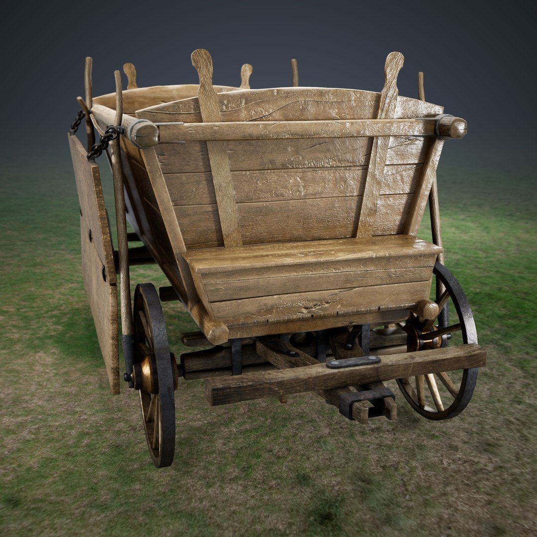 3D Model Old War Wagon - TurboSquid 2312103