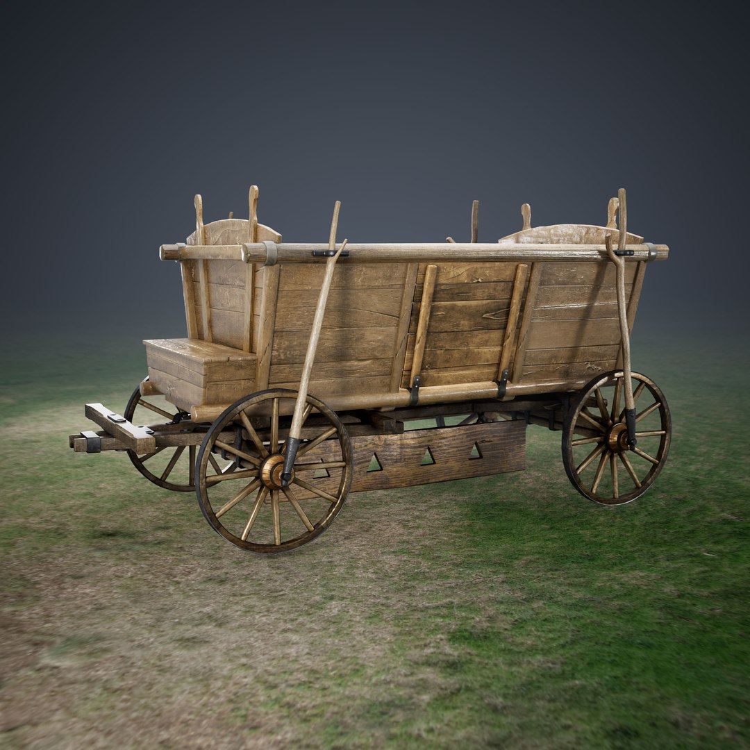 3D Model Old War Wagon - TurboSquid 2312103