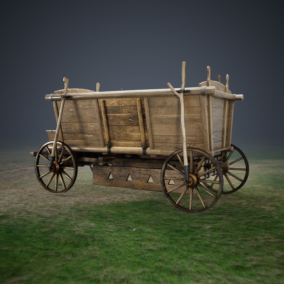 3D Model Old War Wagon - TurboSquid 2312103