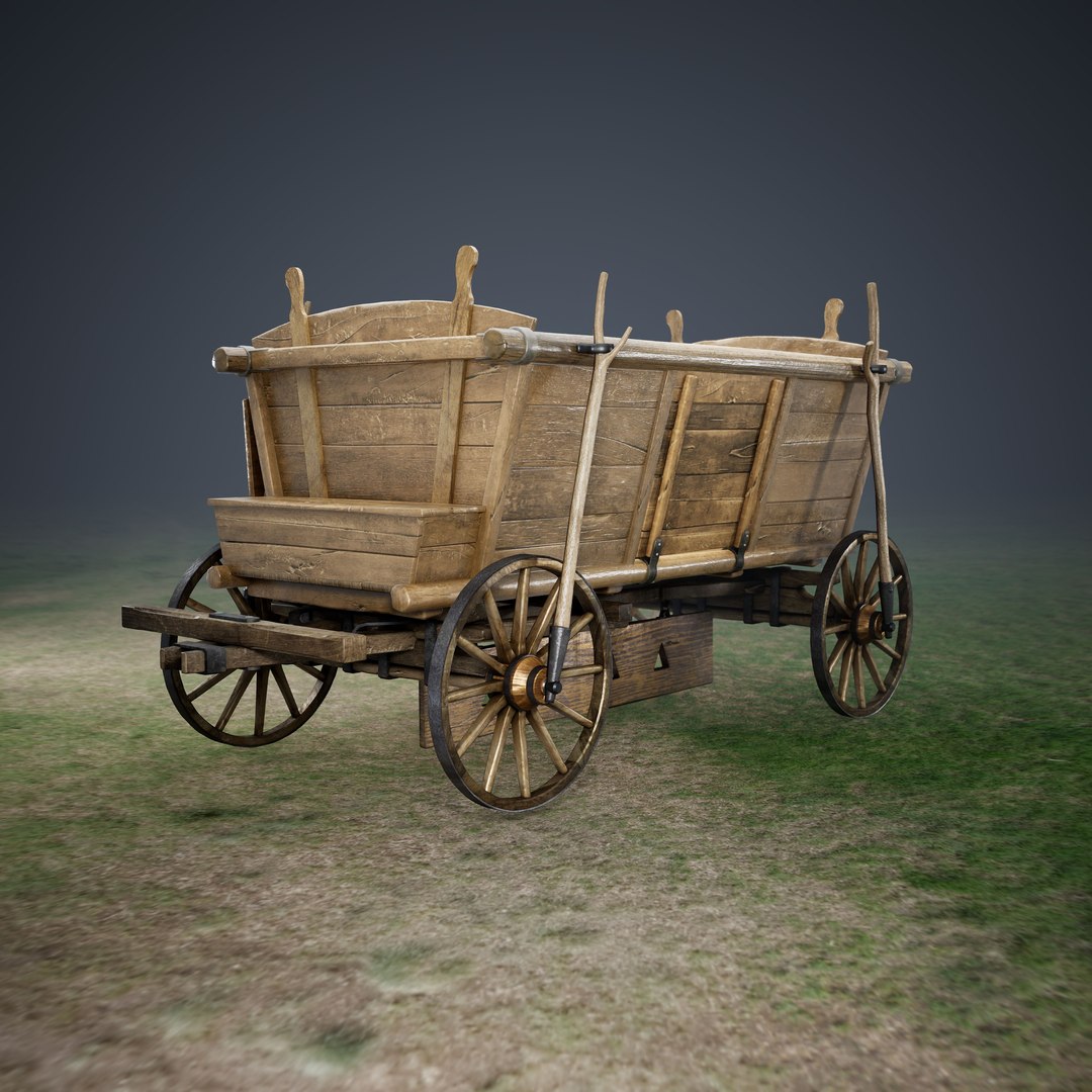3D Model Old War Wagon - TurboSquid 2312103