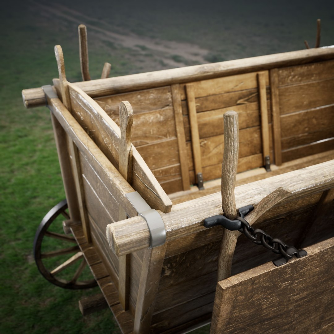 3D Model Old War Wagon - TurboSquid 2312103