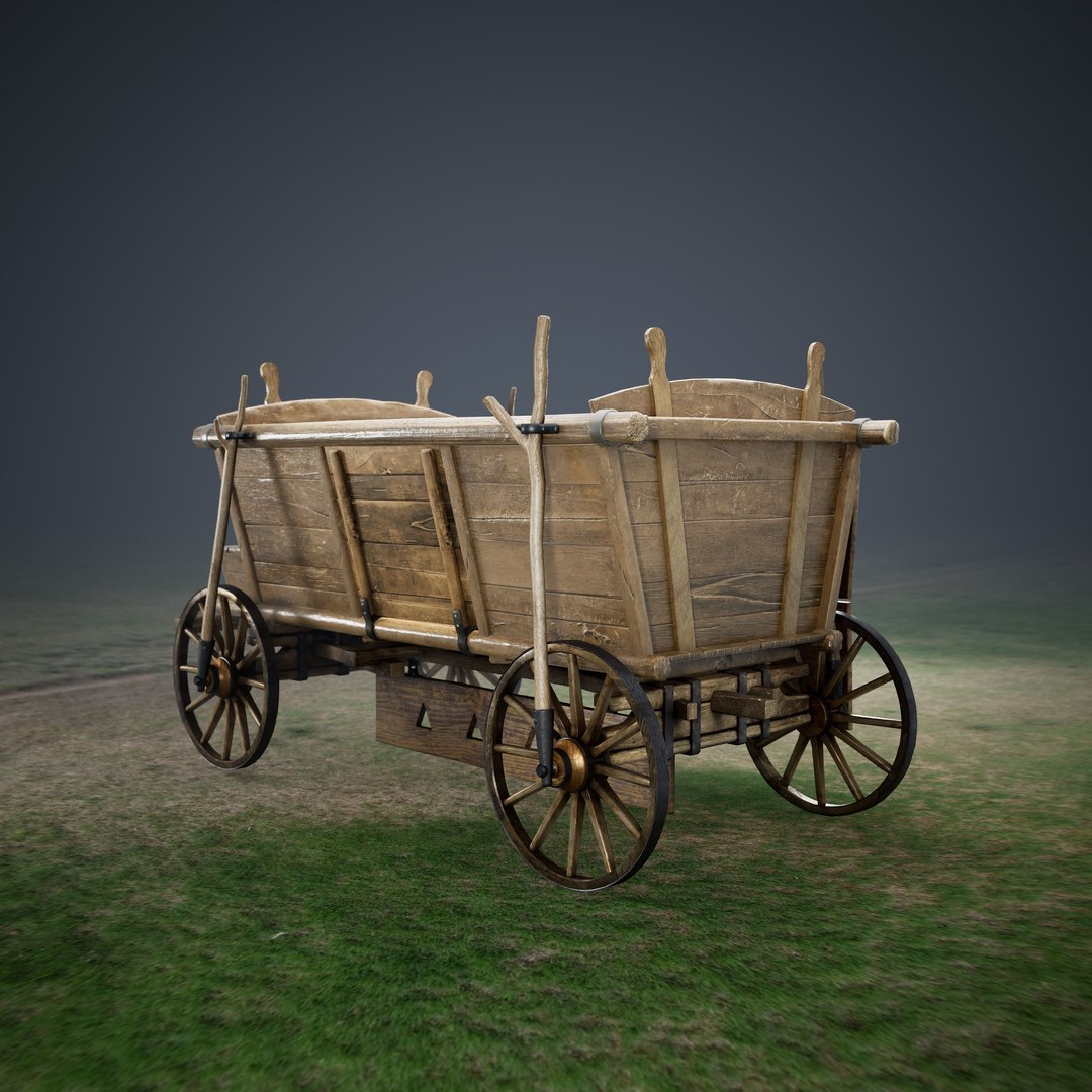 3D Model Old War Wagon - TurboSquid 2312103