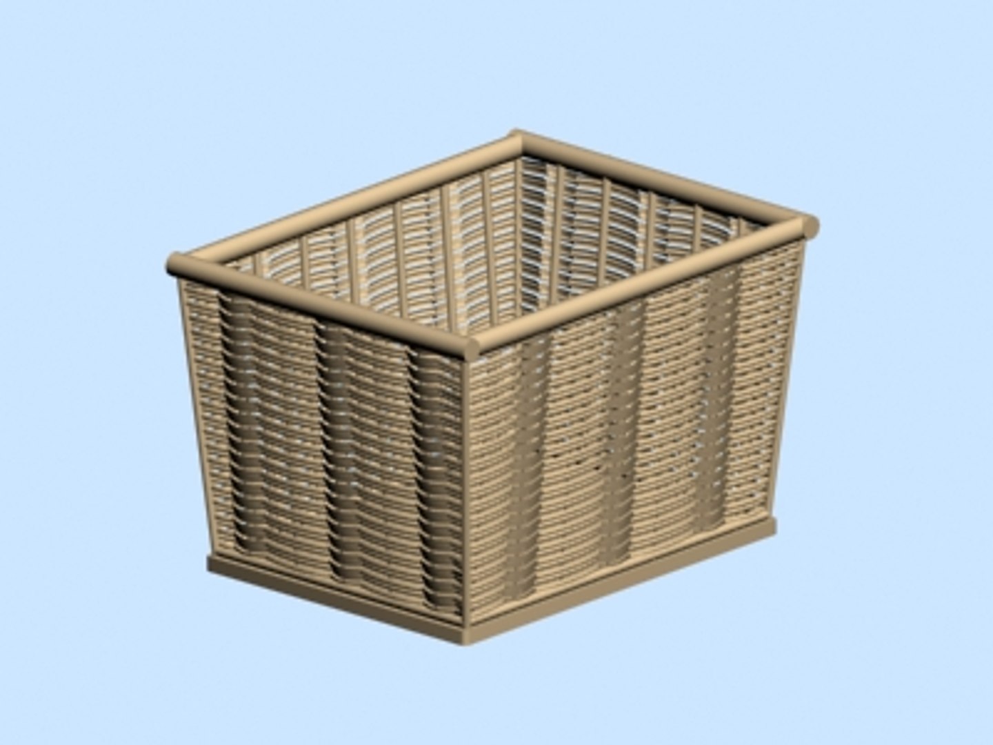 Free Basket 3d Model