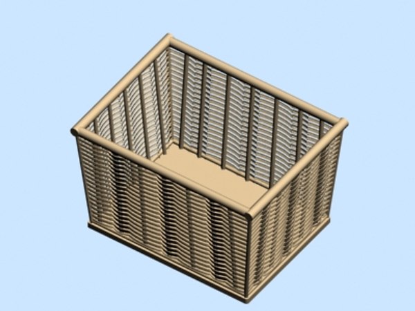 free basket 3d model
