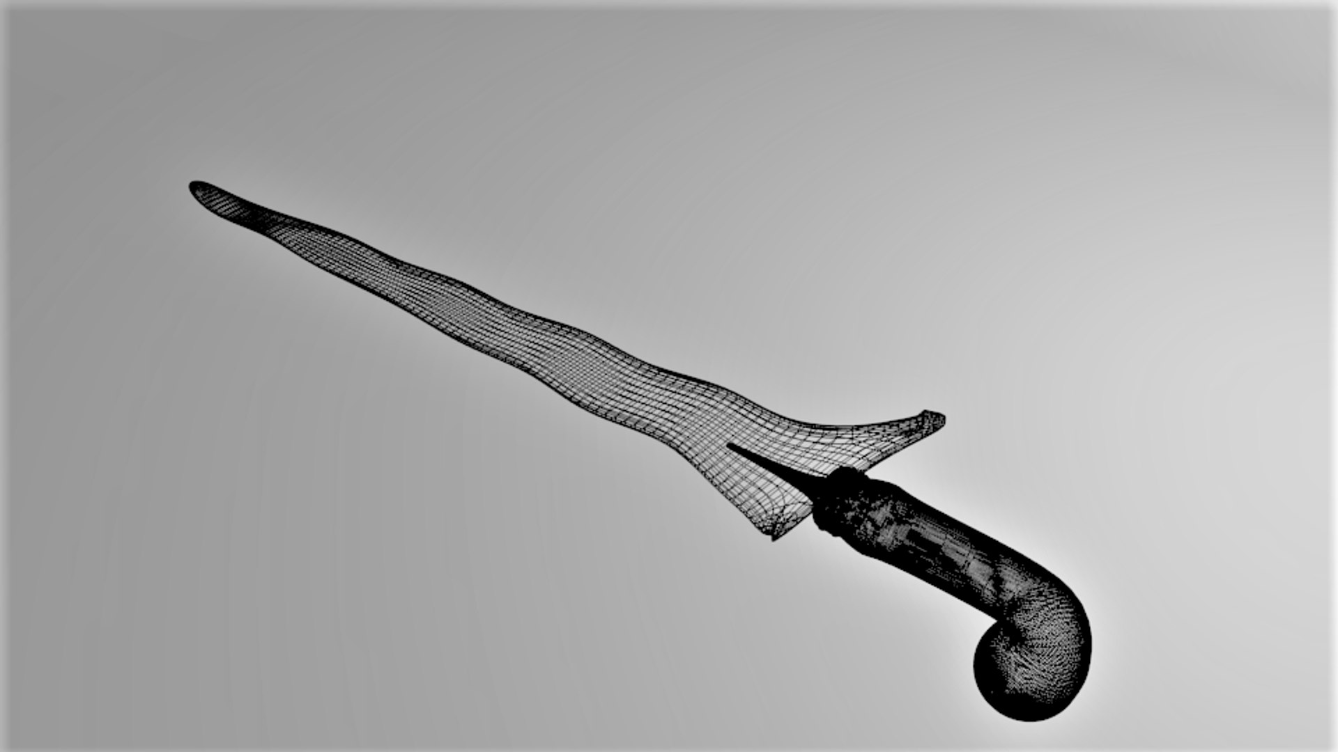 Kris dagger 1 3D - TurboSquid 1582199