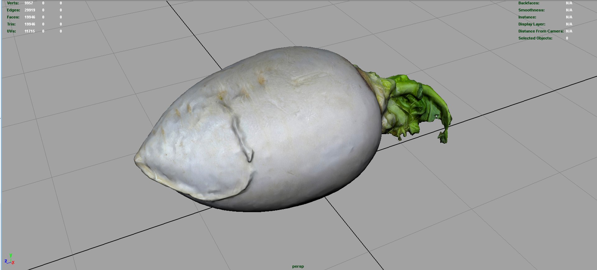 3d turnip