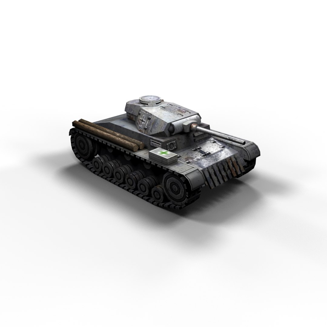 Panzer 3 Ausf F 3d Model