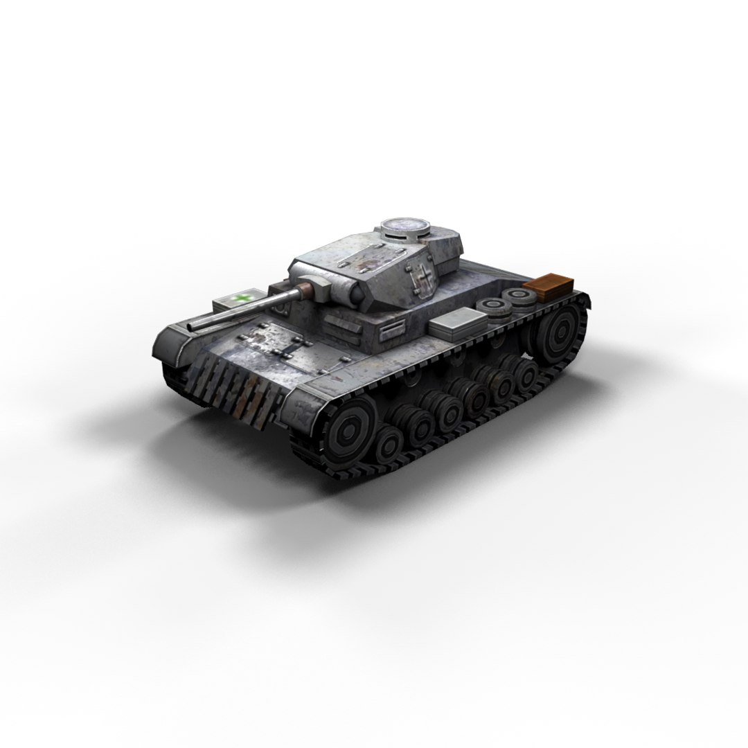 Panzer 3 Ausf F 3d Model