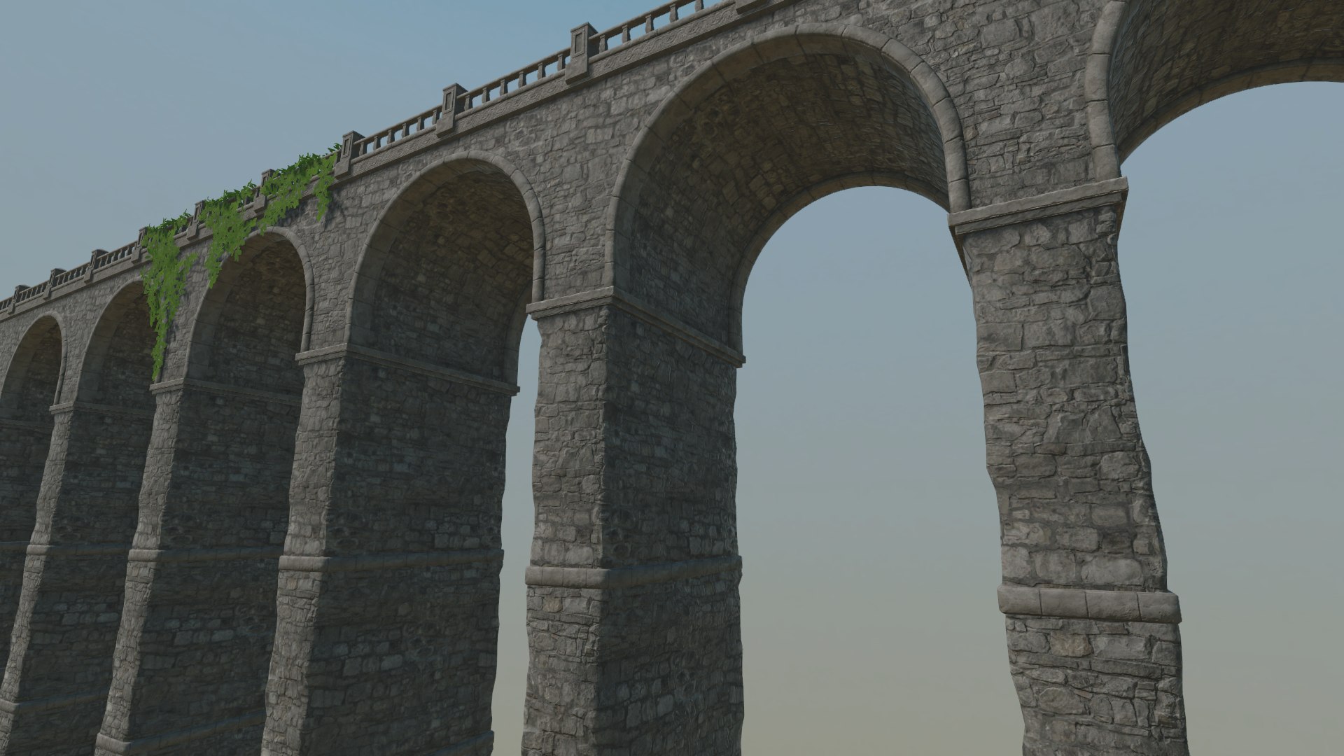 3D Ancient Stone Bridge - Modular Game Props Model - TurboSquid 2228337