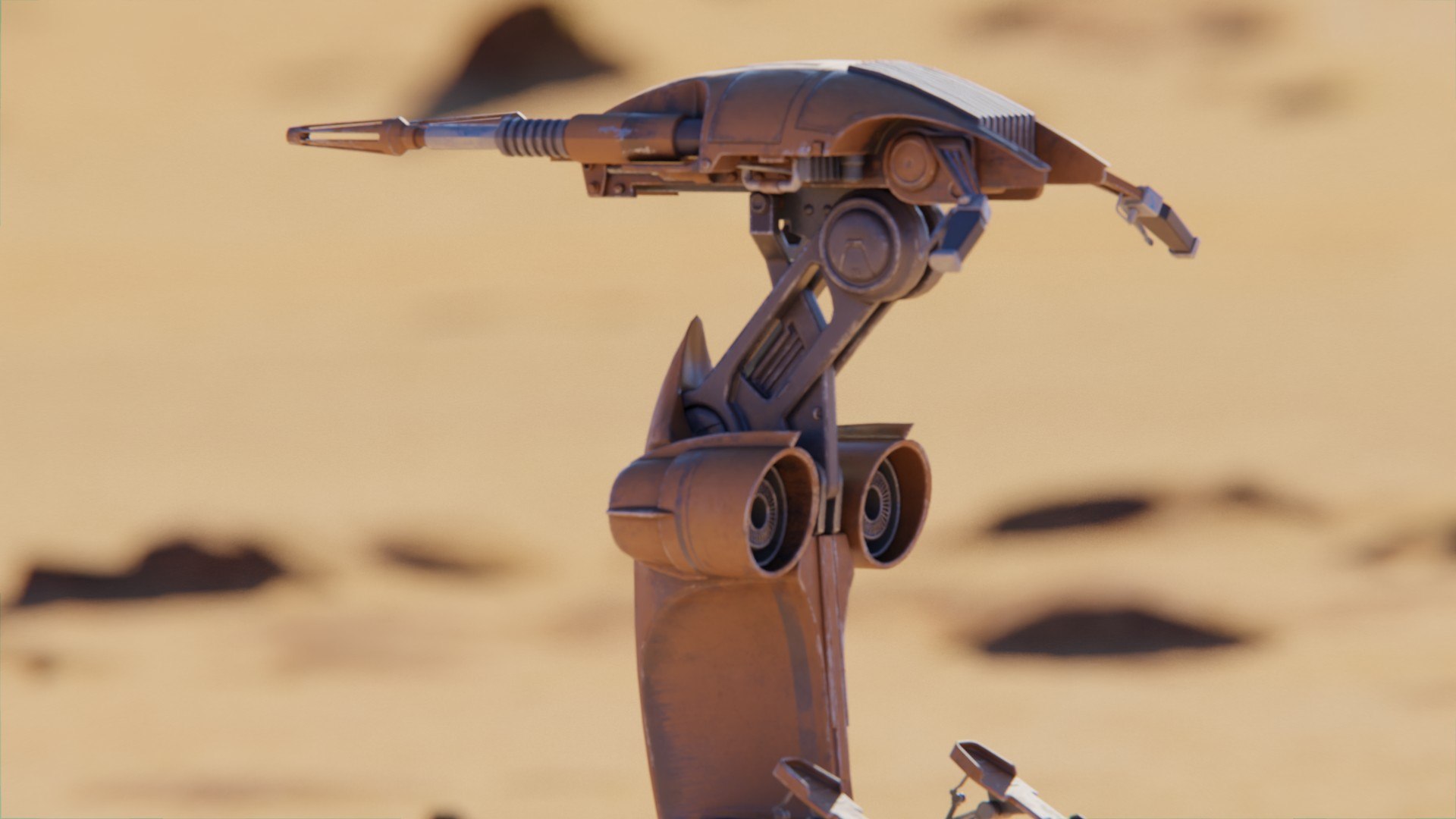 Star Wars STAP 3D Model - TurboSquid 2325966