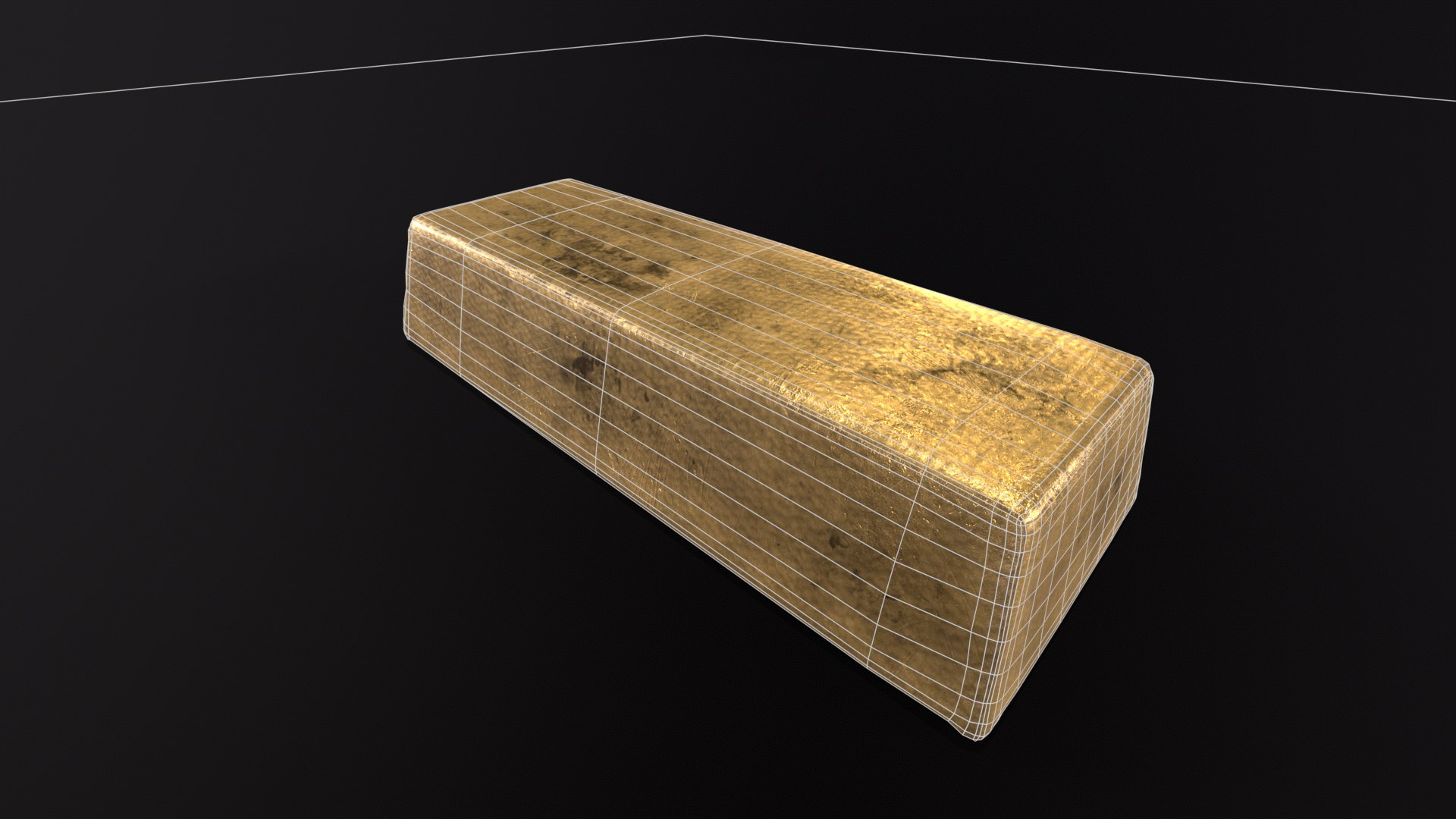 3D Gold Ingot Nugget And Coin - TurboSquid 2150195
