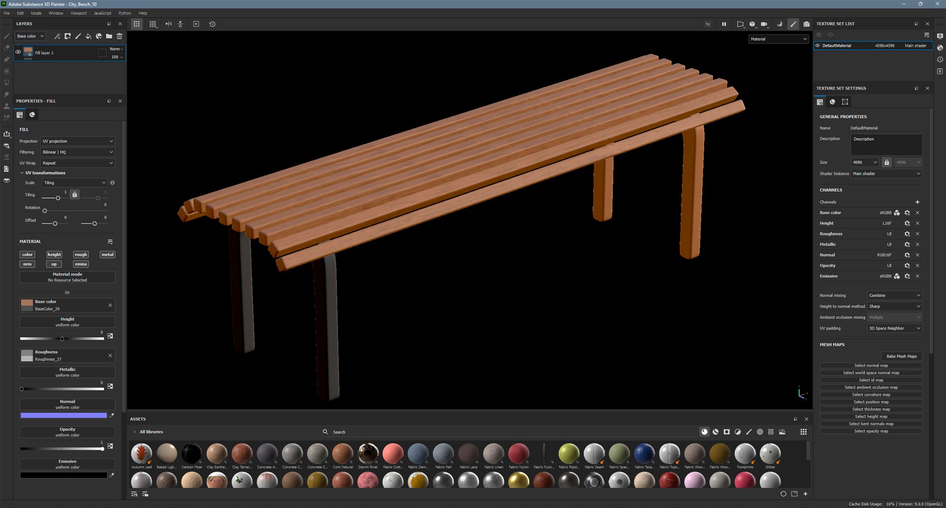 City Bench 09 3D model - TurboSquid 2153319