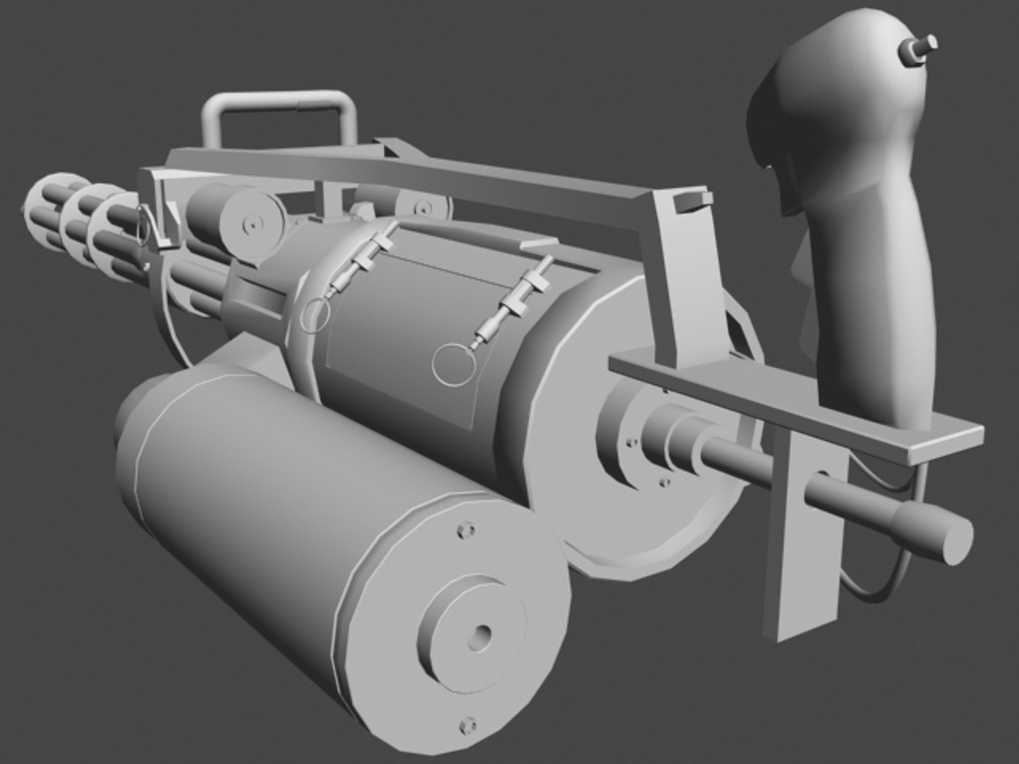Vulcan Minigun 3d Model