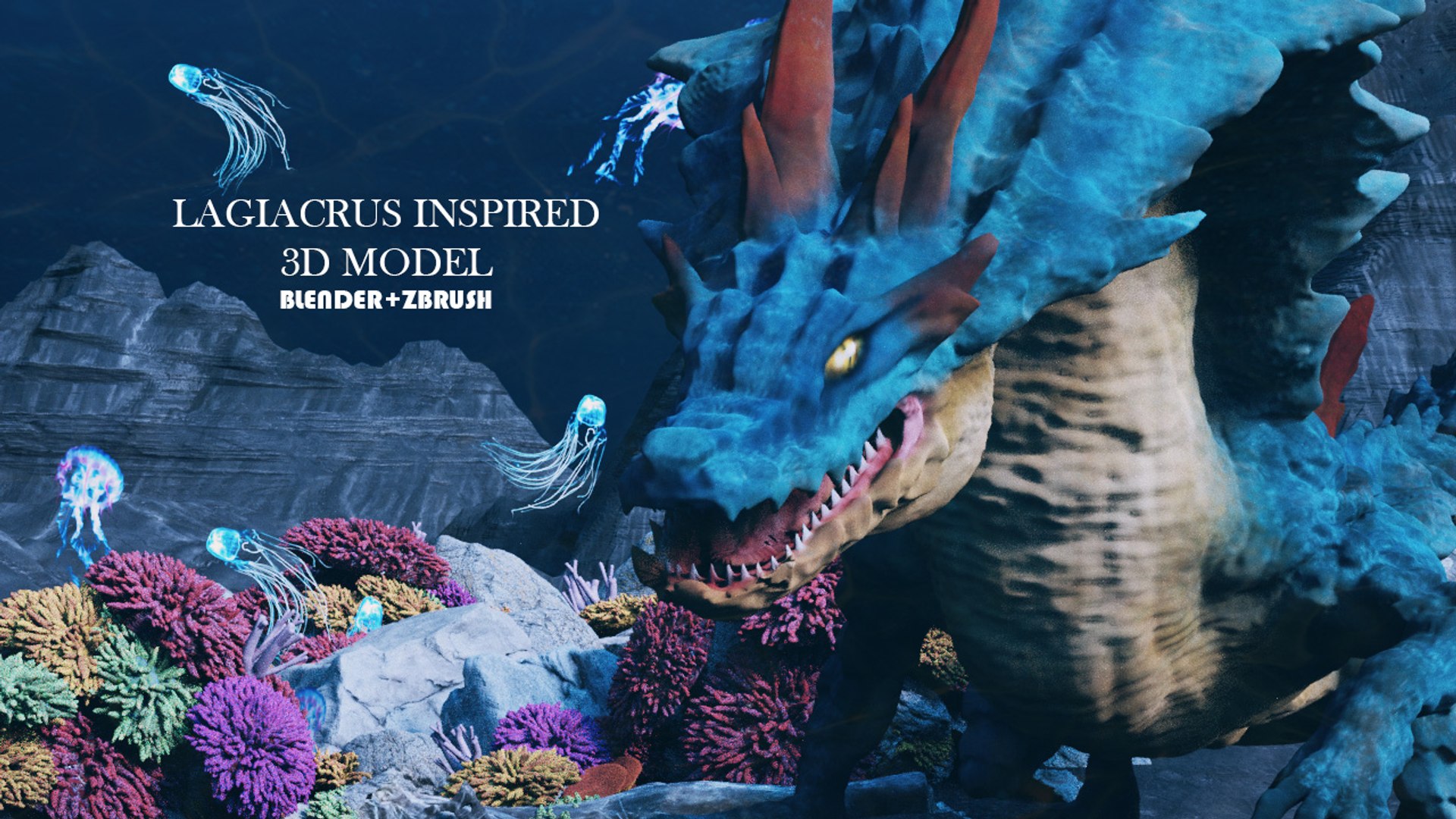 3D Lagiacrus 3D Model Model - TurboSquid 2408267