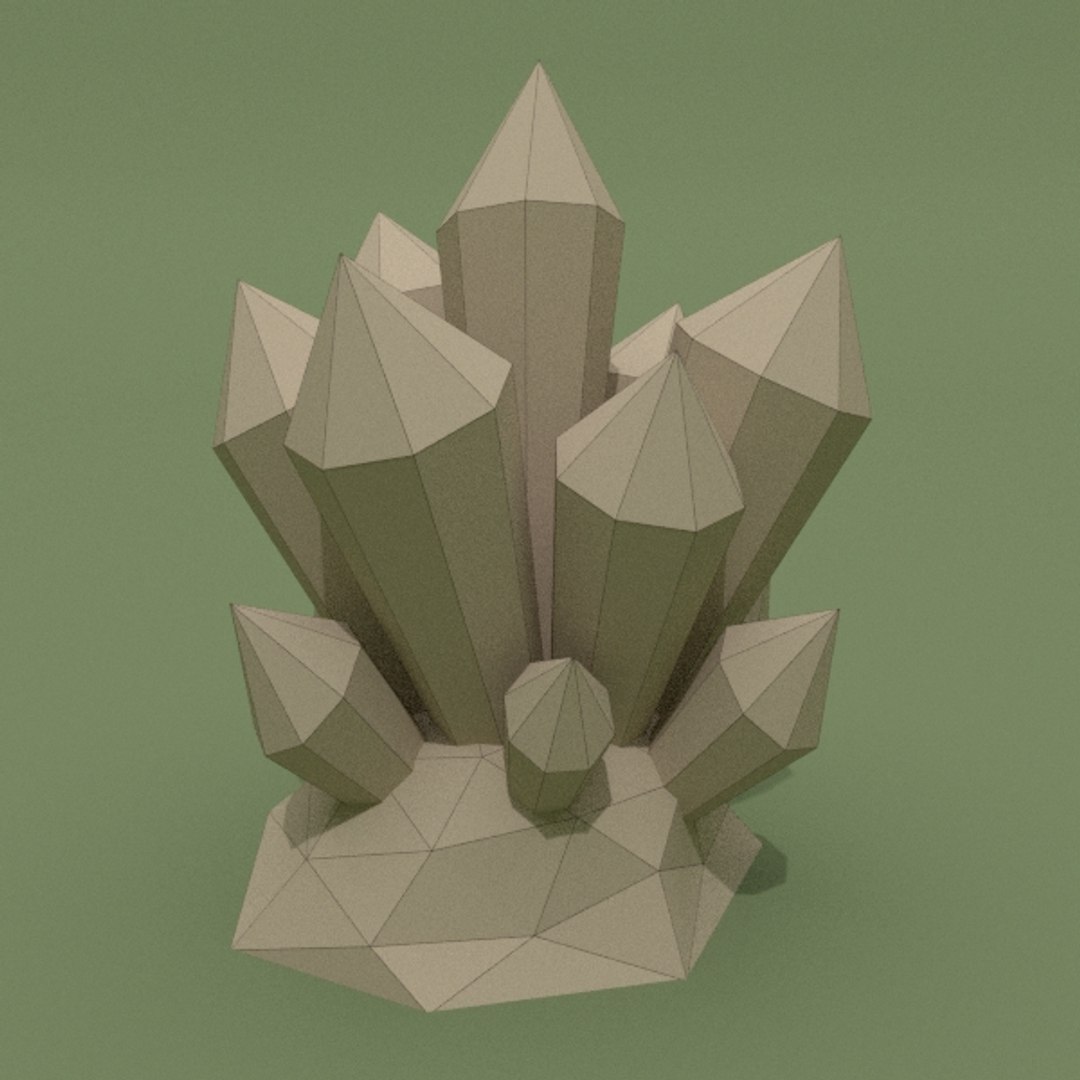 Free Blender Carrot Crystal Oak Tree 3D Model - TurboSquid 1189852