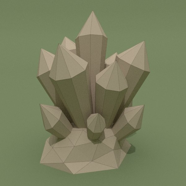 Free blender carrot crystal oak tree 3D model - TurboSquid 1189852