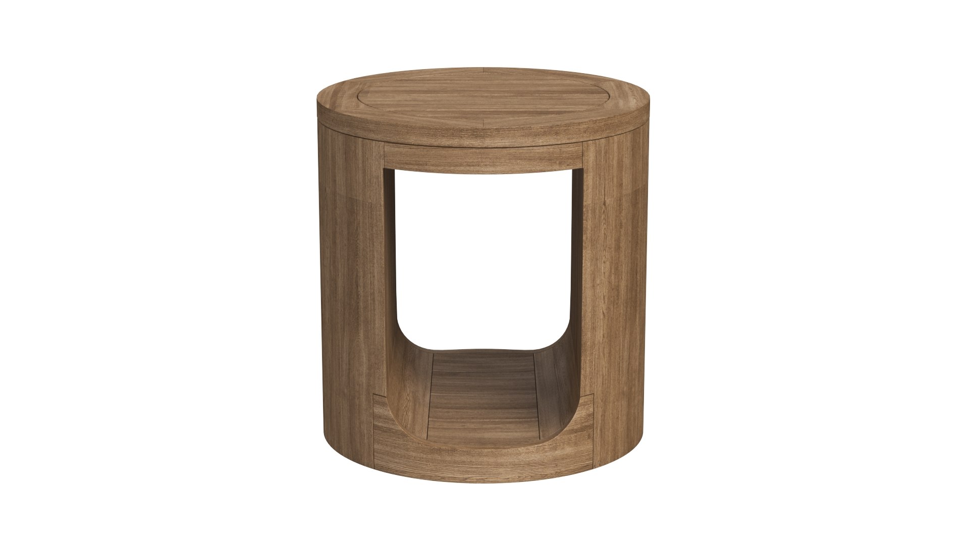 RH Oslo Open Teak Table Set 3D - TurboSquid 2156182