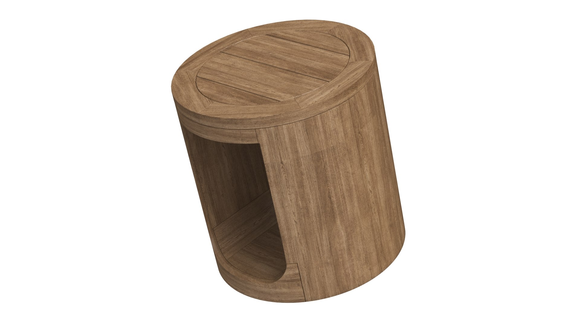 RH Oslo Open Teak Table Set 3D - TurboSquid 2156182
