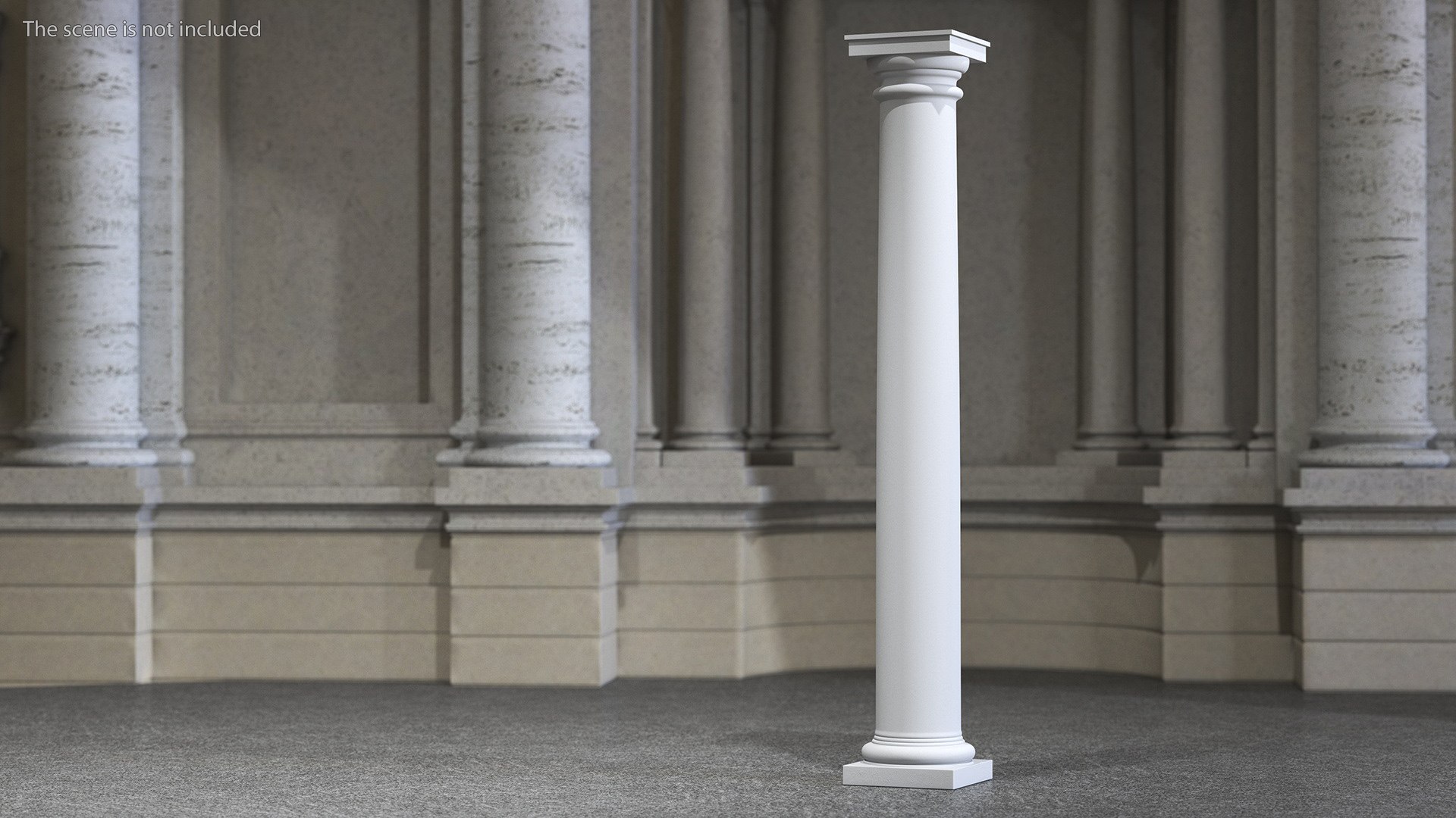 3D Tuscan Order Classical Column - TurboSquid 2143713