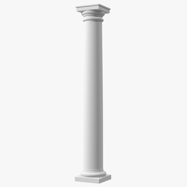 modelo 3d Columna clásica del orden toscano - TurboSquid 2143713