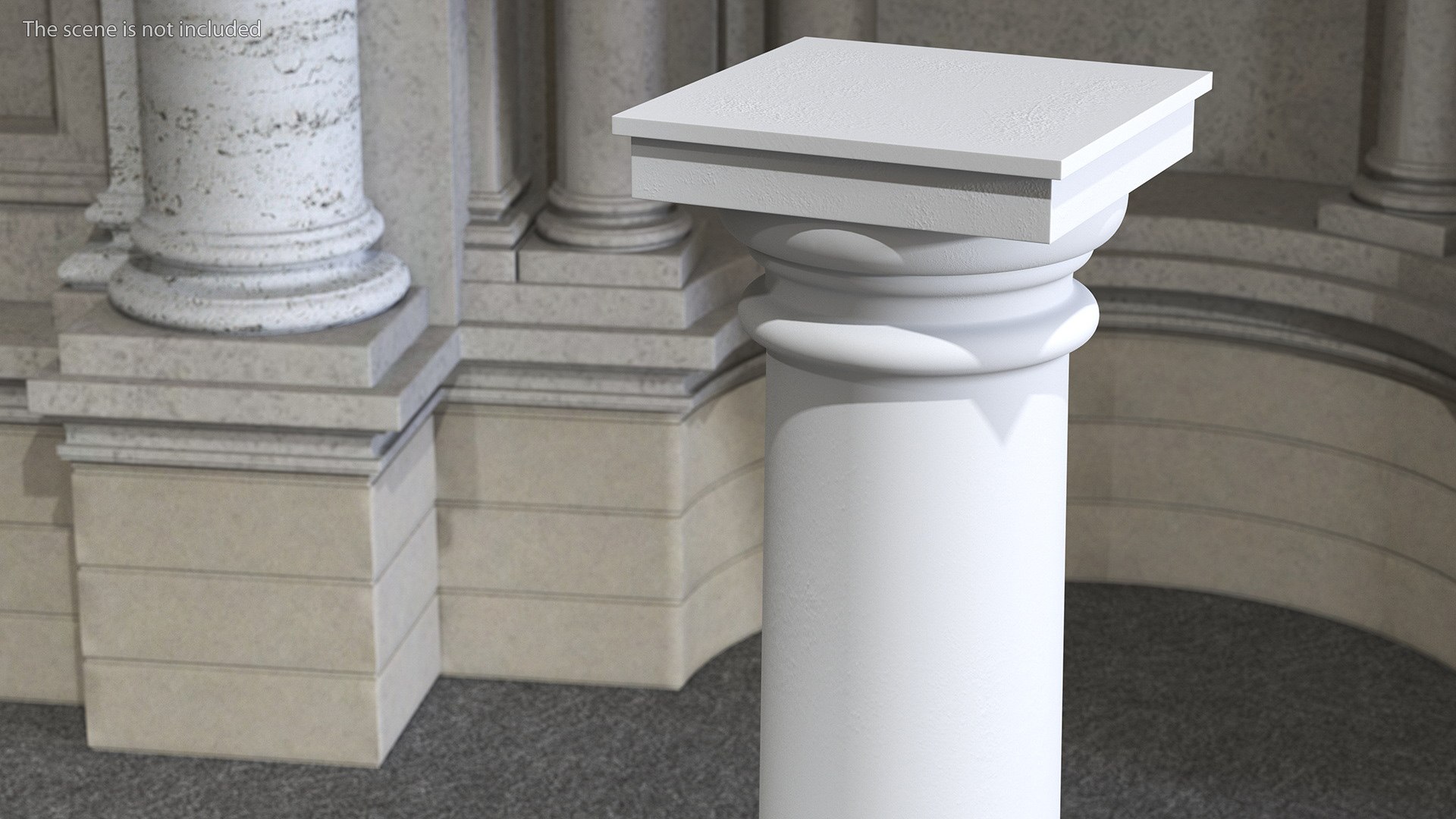 3D Tuscan Order Classical Column - TurboSquid 2143713