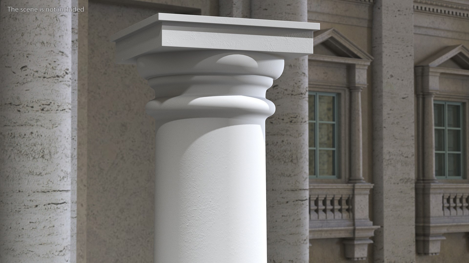 3D Tuscan Order Classical Column - TurboSquid 2143713