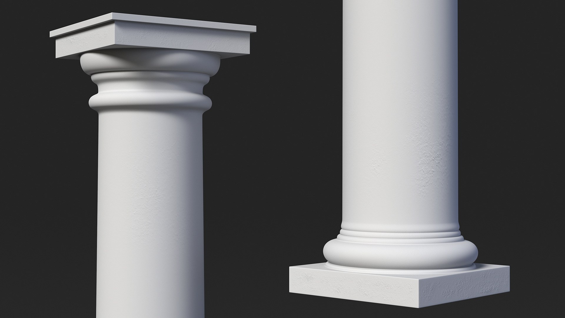 3D Tuscan Order Classical Column - TurboSquid 2143713