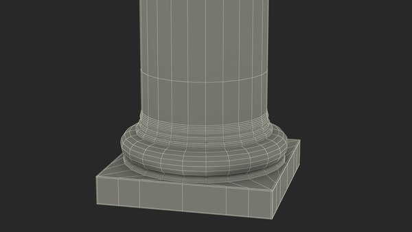 modelo 3d Columna clásica del orden toscano - TurboSquid 2143713